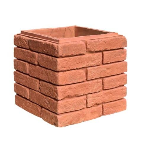 BOISSEAU BRIQUE ROUGE 37 CM - Ecotra Parement